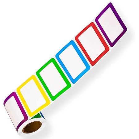 Amazon.com : 18 Colors Name Tags Stickers， 630 Labels for Office ...