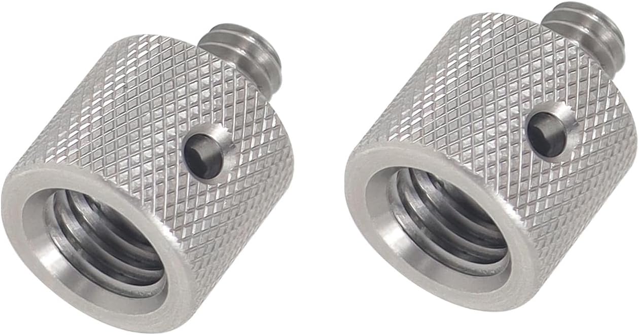 Amazon.com : FEICHAO 2pcs Screw Adapter 1/4 3/8 Male to 3/8 M4 M6 M8 ...