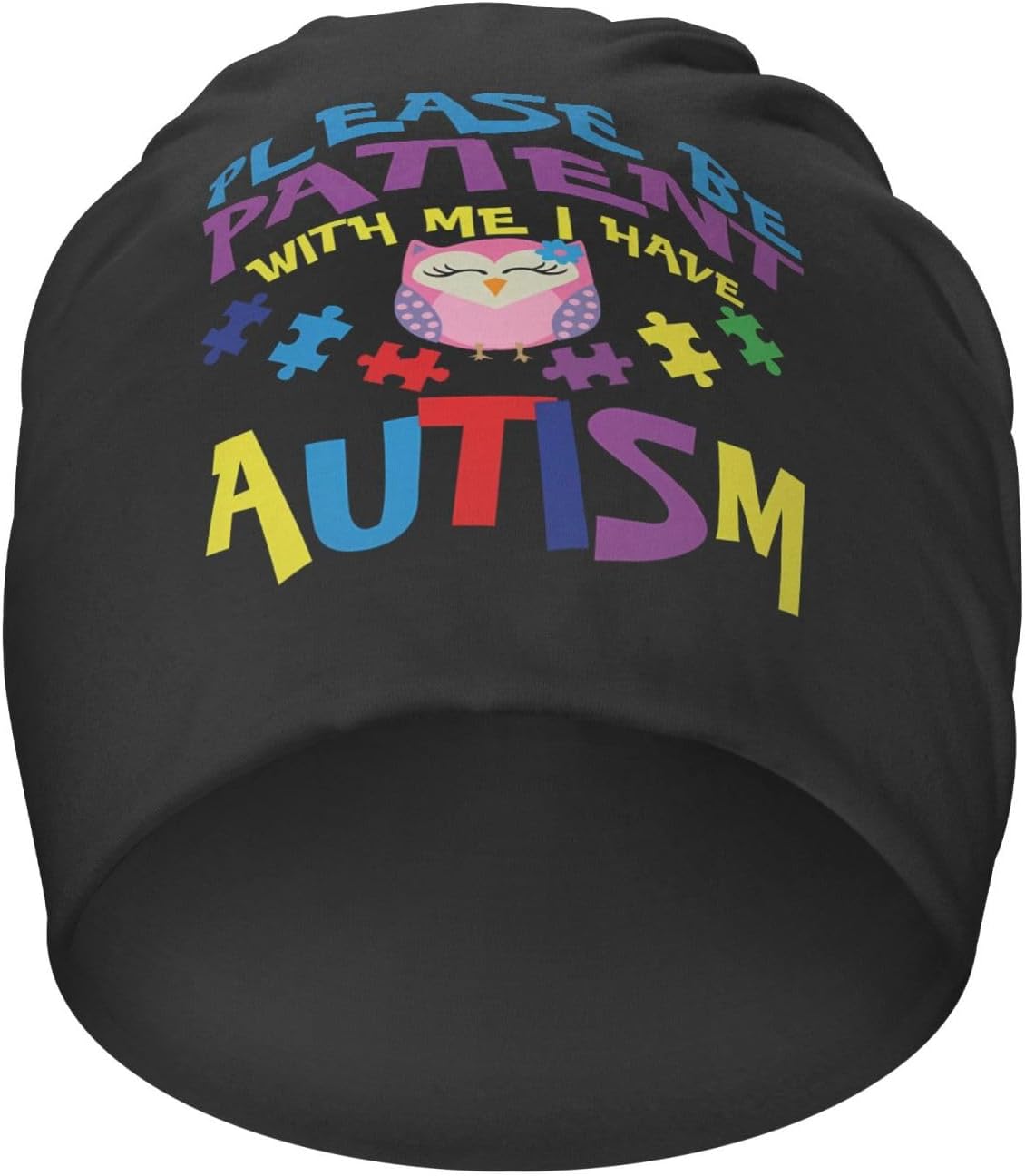 Amazon.com: NEZIH Please Be Patient I Have Autism Skull Cap Helmet ...