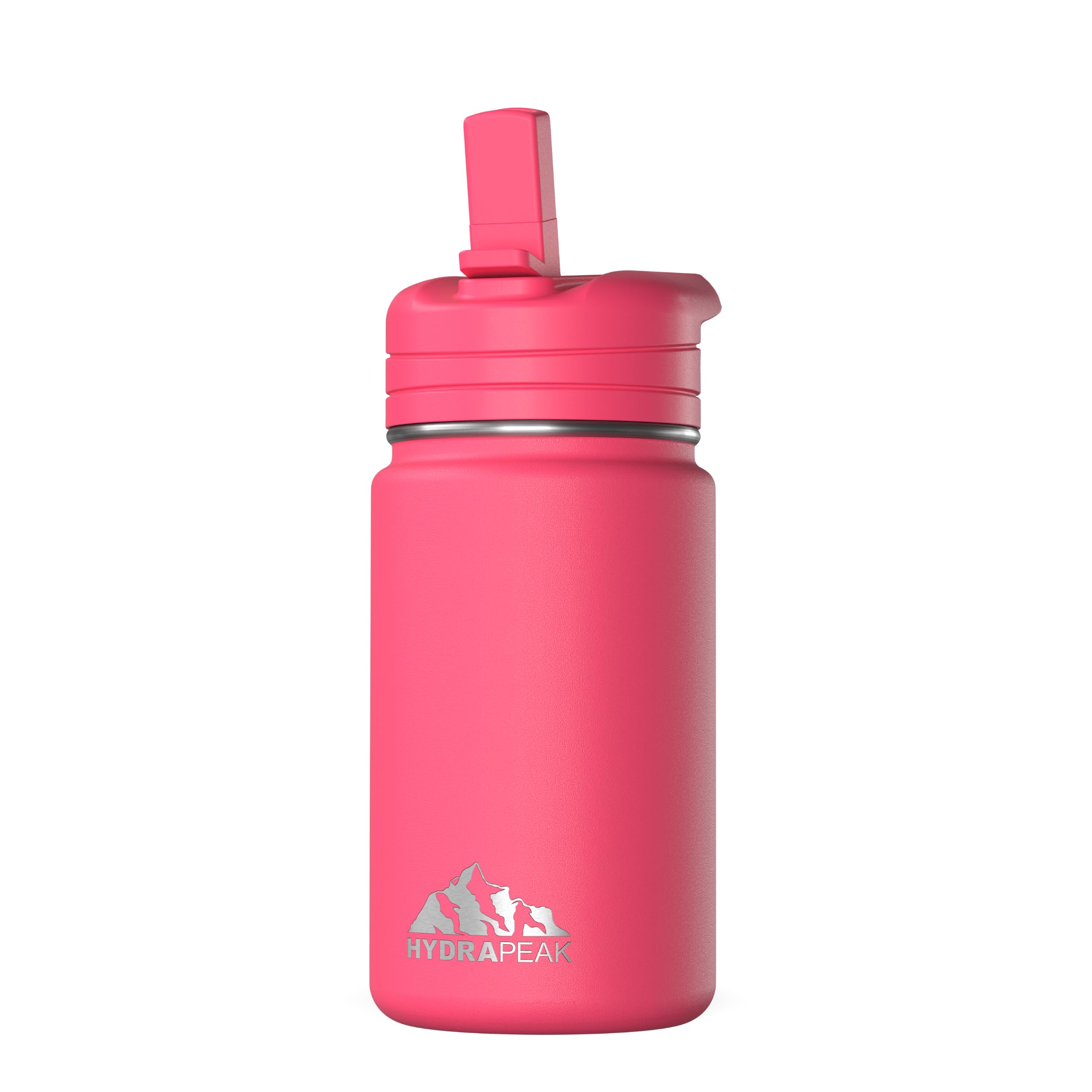 Amazon.com: Hydrapeak Mini 14oz Water Bottle with Straw Lid, Insulated ...