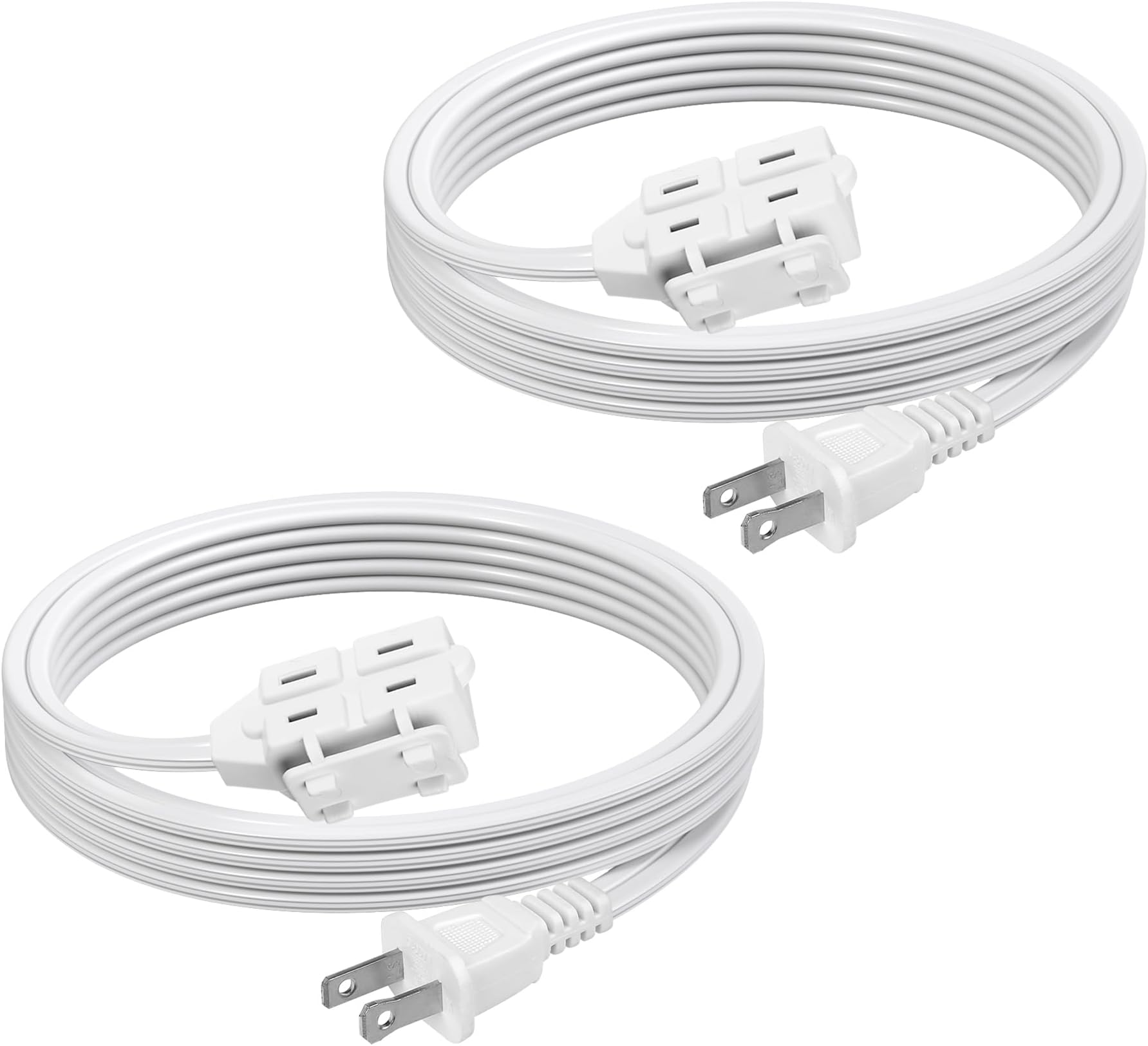Amazon.com: K Kasonic 3 Outlet Extension Cord, 6 Feet Flat Plug ...