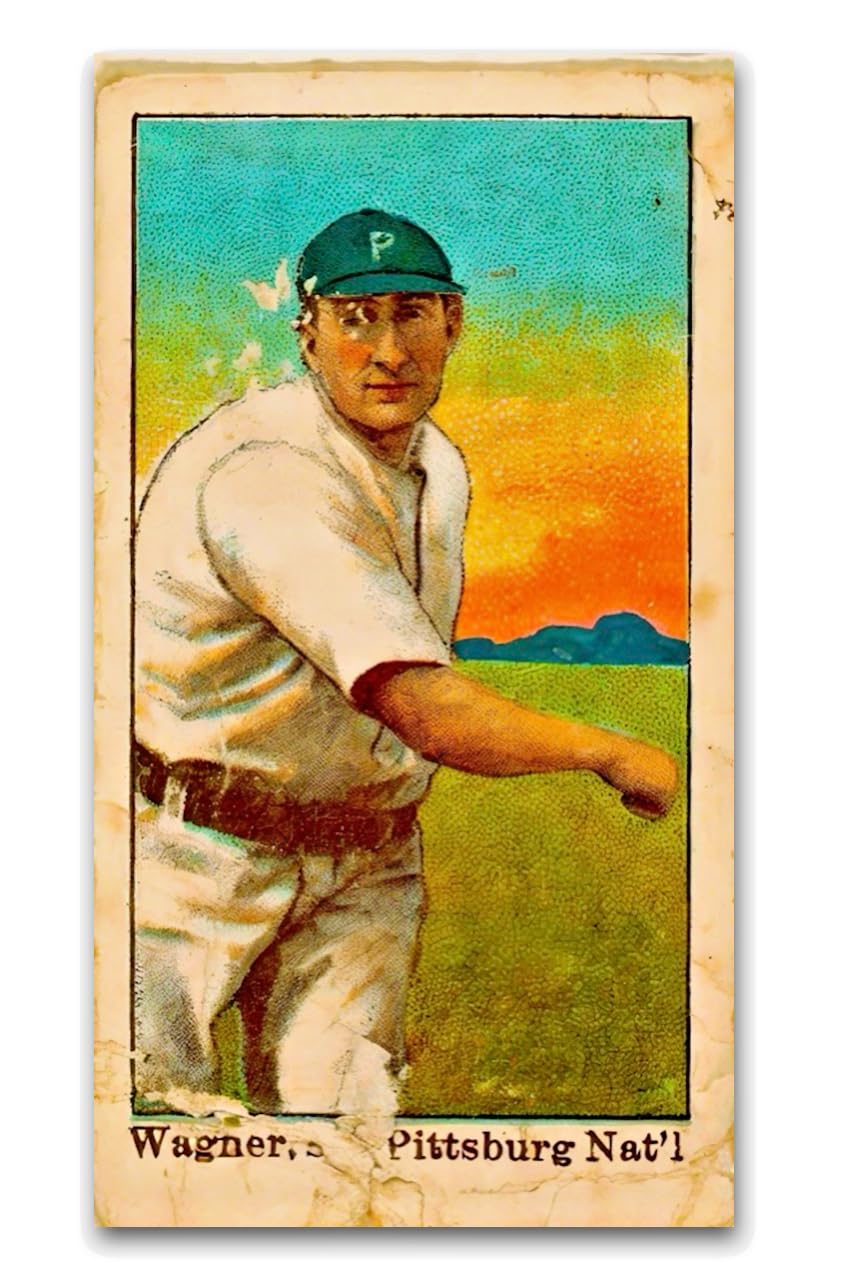 Amazon.com: Honus Wagner T206 1910 Tobacco Reprint Brand New Baseball ...