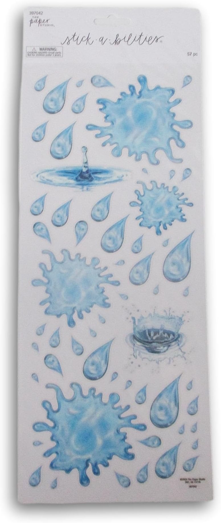 Amazon.com: Water Drops Stickers for Crafting, Scrapbooking, Photo ...