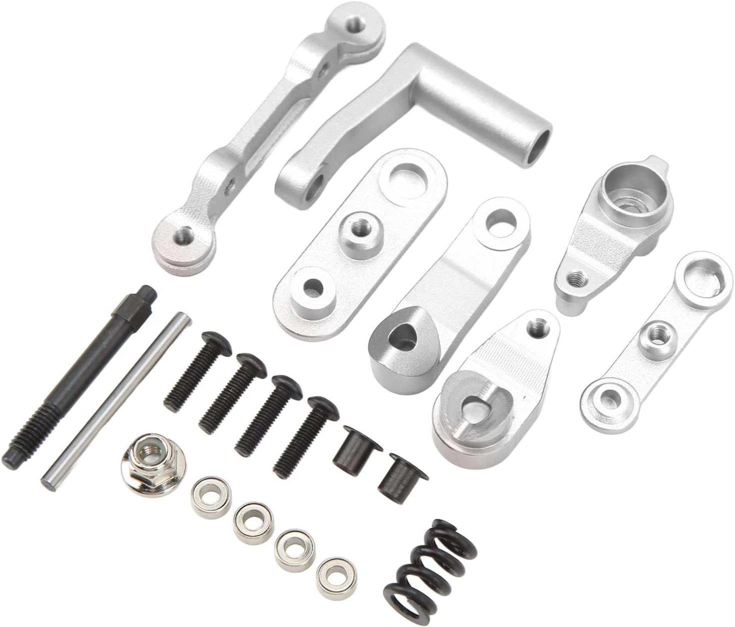 Amazon.com: RC Steering Assembly Aluminum Alloy Upgrade Part RC ...