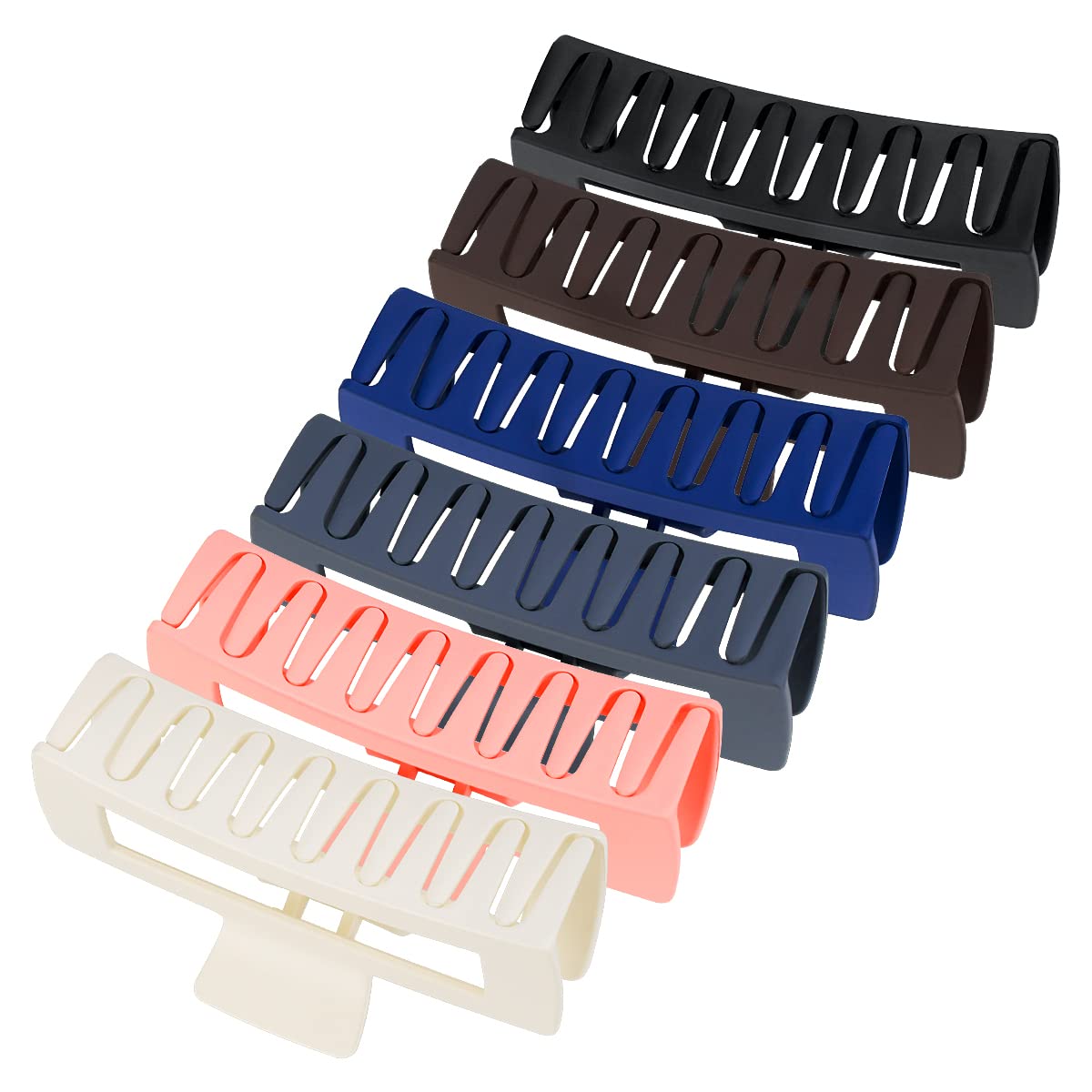 Amazon.com : 6 Pack Extra Large Hair Claw Clips for Thick Long Curly ...