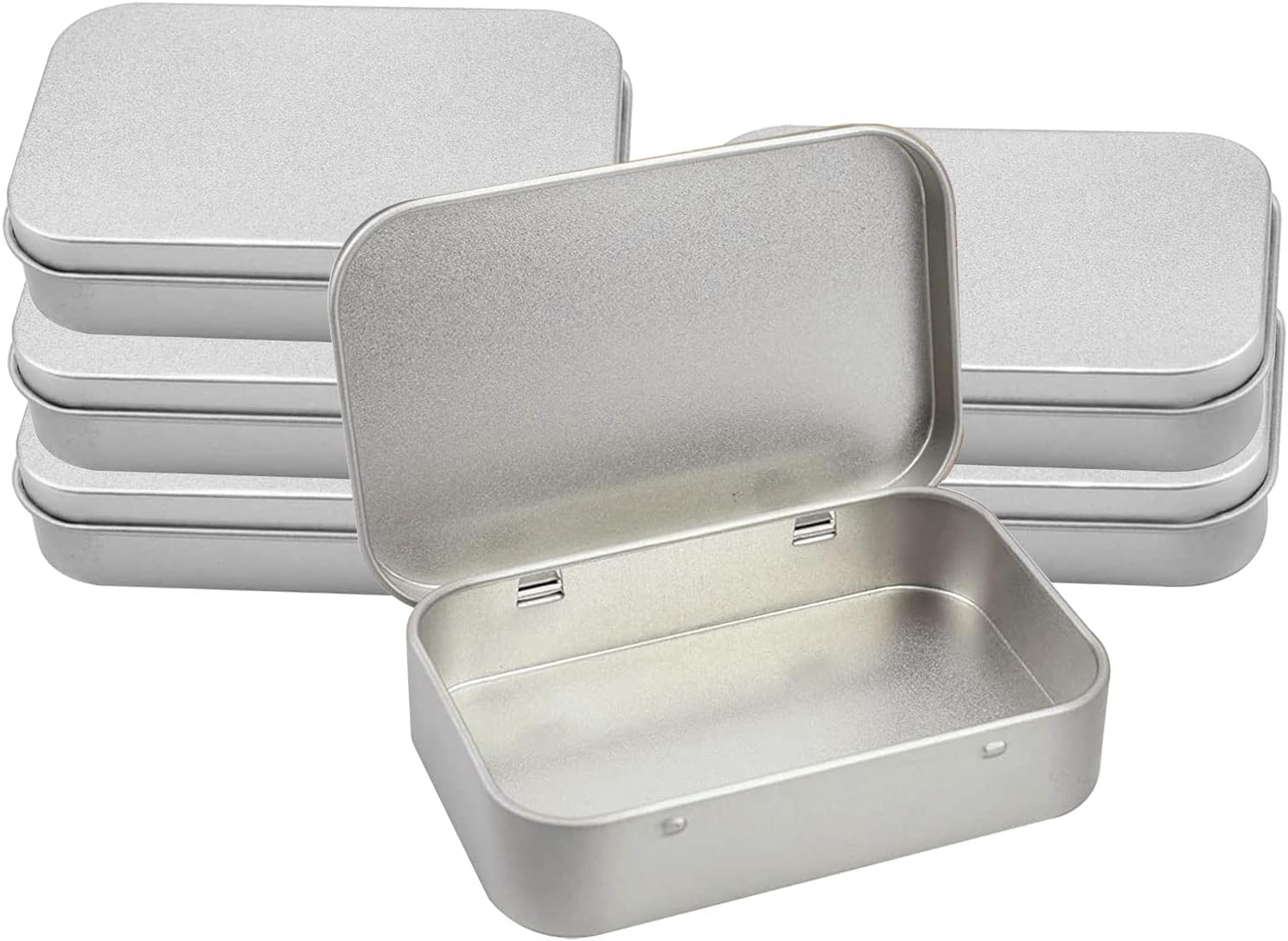 TSKDKIT Boîtes de Rangement Rectangulaires en Métal, 6 Pièces Petite ...