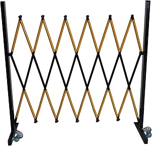 Amazon.com: WHDEBPRD Mobile Safety Barrier Gate with Casters ...