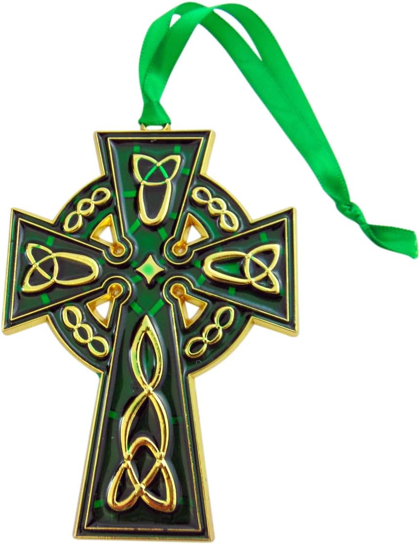 Amazon.com: Rigufu 2024 Christmas Ornament - Irish Celtic Shamrock of ...