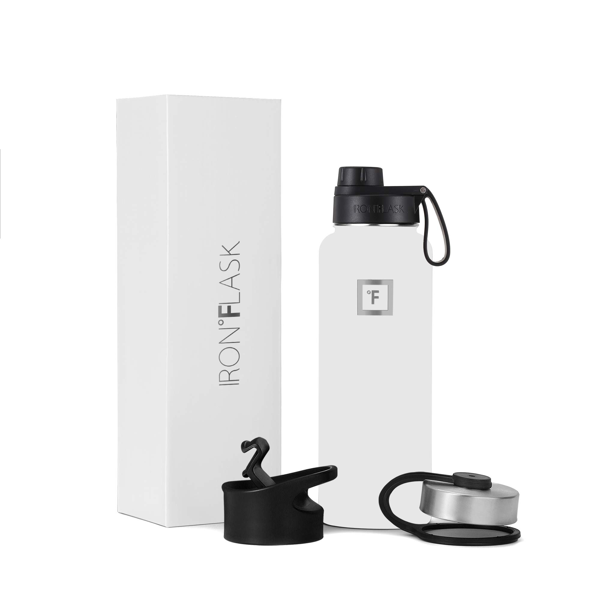 Amazon.com: IRON °FLASK Camping & Hiking Hydration Flask with 3 Lids ...