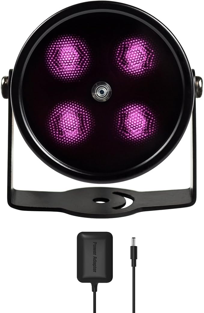 Amazon.com : Tendelux 80ft IR Illuminator | AI4 No Hot Spot Wide Angle ...