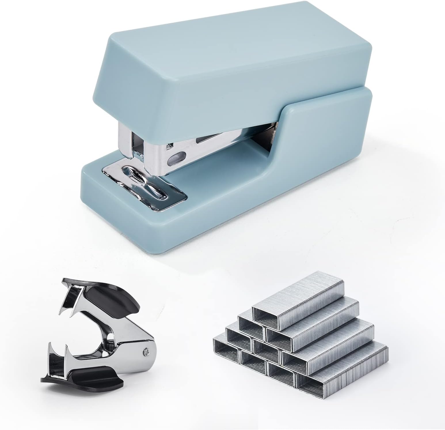 Amazon.com : Aria Premium Mini Stapler Set - with Built-in Staple ...