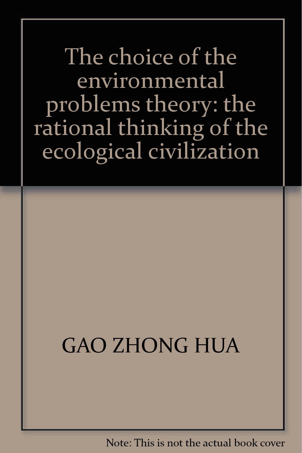 Amazon.com: The choice of the environmental problems theory: the ...