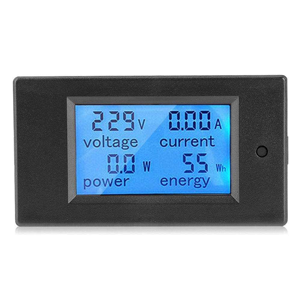 100A/22000W LCD Panel Digital Power Meter Voltage Current KWH Watt ...