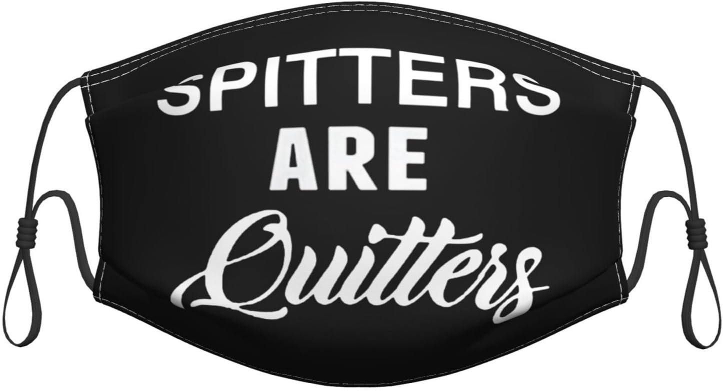 Amazon.com: QFZ Spitters are Quitters Durable Masks for Work Play
