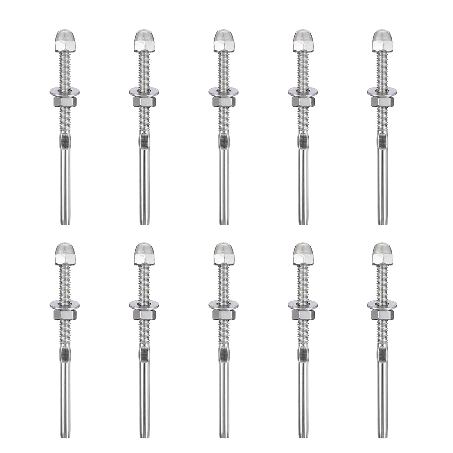 ULTECHNOVO Threaded Cable Tensioners Stainless Steel Cable Tensioner ...