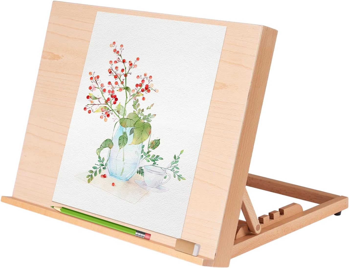 Amazon.com : Desktop Drawing Sketching Easel, Adjustable Angle Portable ...