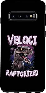 Amazon.co.jp: Galaxy S10 VELOCI RAPTORIZED Cool Prehistoric Lovers Design Smartphone Case ...