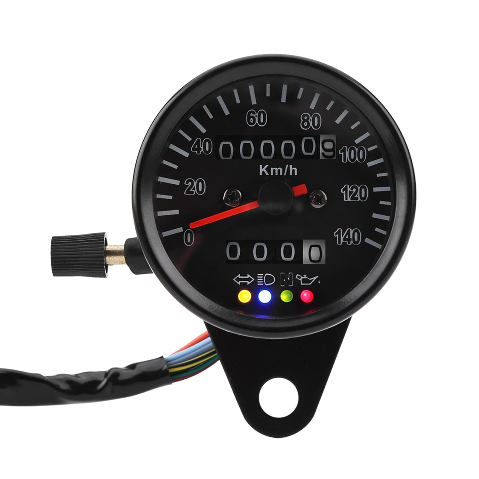 Universal Motorcycle Odometer Speedometer Gauge Speed Meter with ...