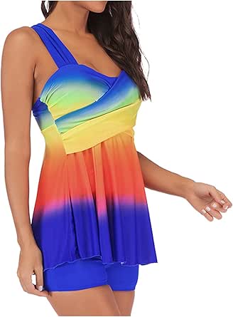 Amazon.com: Women Plus Size Swimjupmsuit Swimsuit Beachwear Padded Push ...