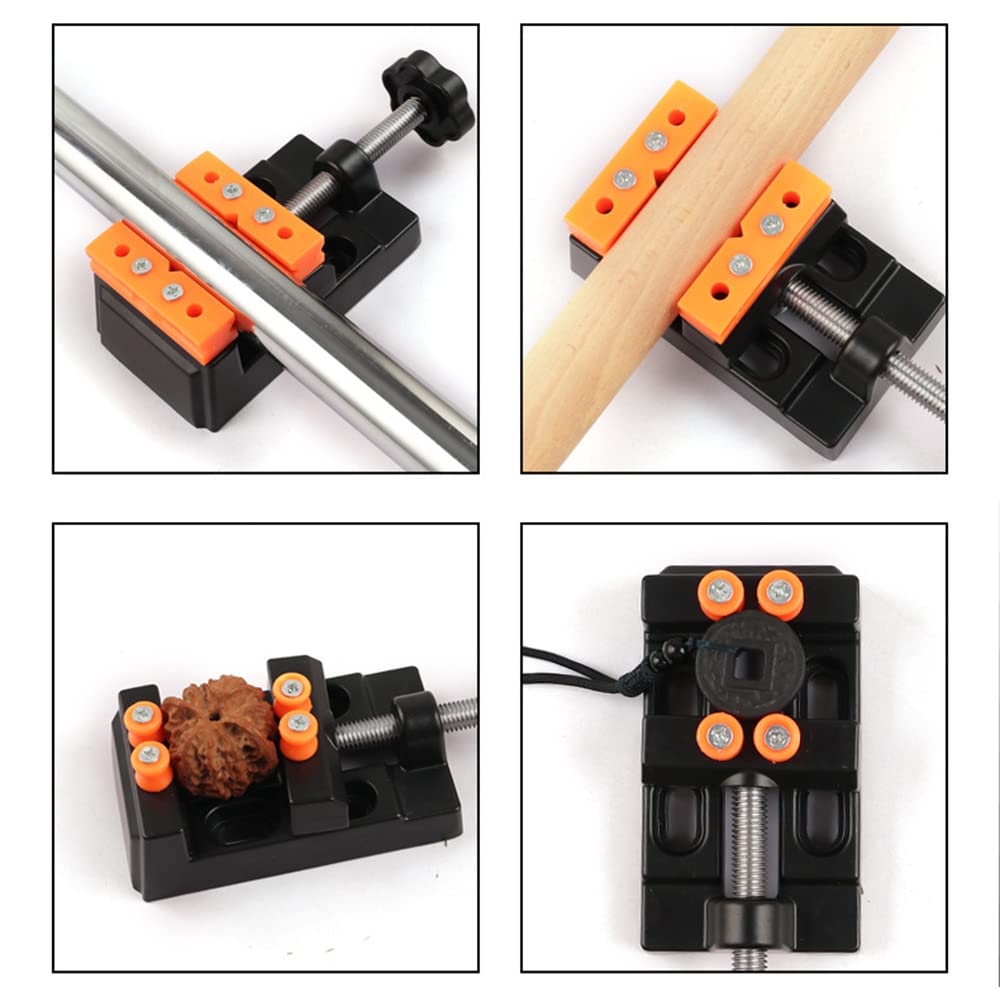 Snapklik.com : Mini Flat Clamp Mini Bench Vice Clamp Opening Parallel ...