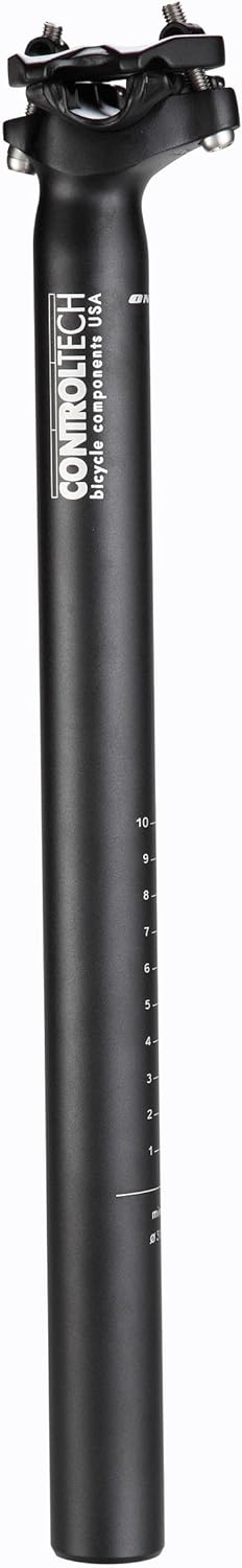 Amazon.com : Control Tech One 10mm Offset Seatpost, 27.2 x 400mm, Sand ...