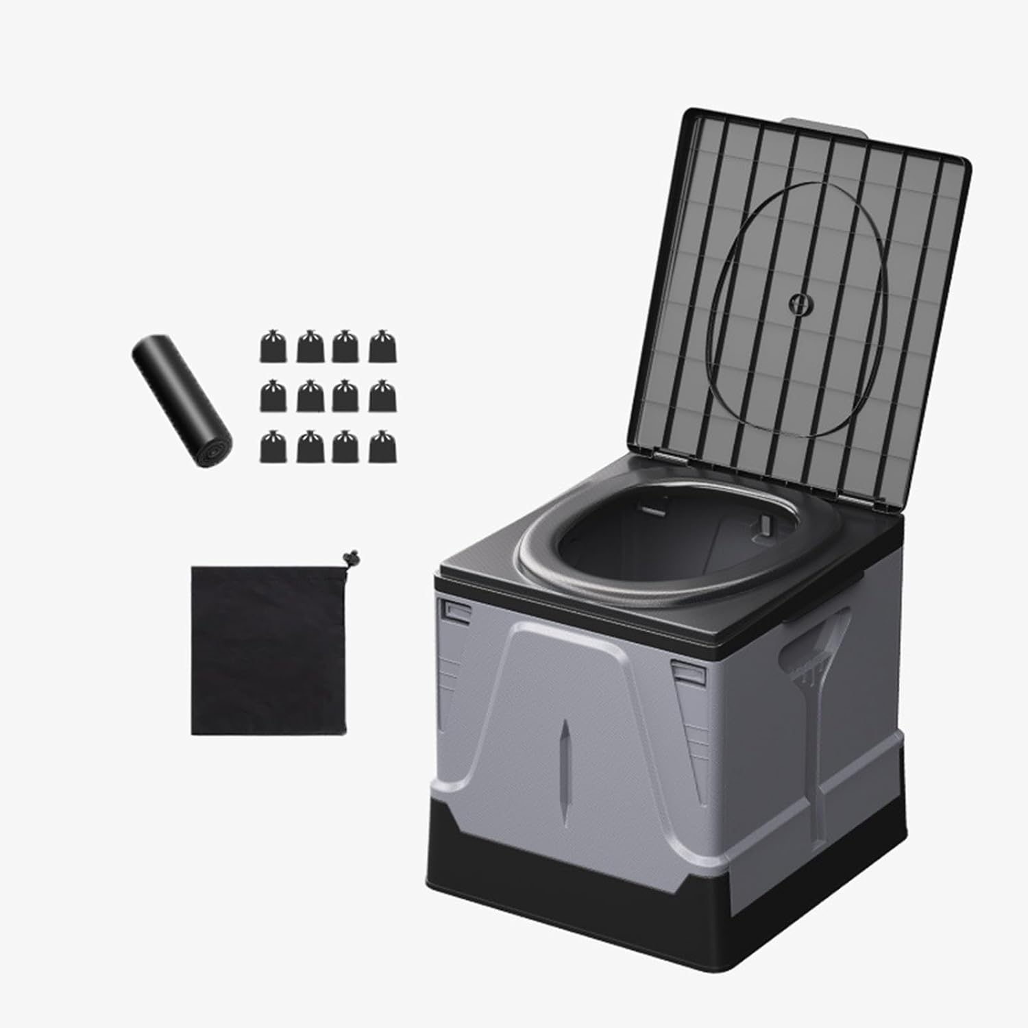 Amazon.com : Walkervo Camping Toilet Portable Foldable Composting ...