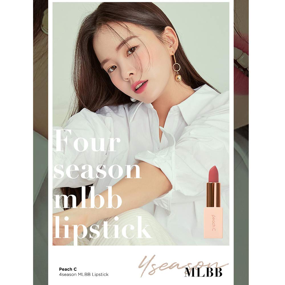 Buy Peach C 4Season MLBB Korean Lipstick – Semi-Matte Lipstick – Silky ...