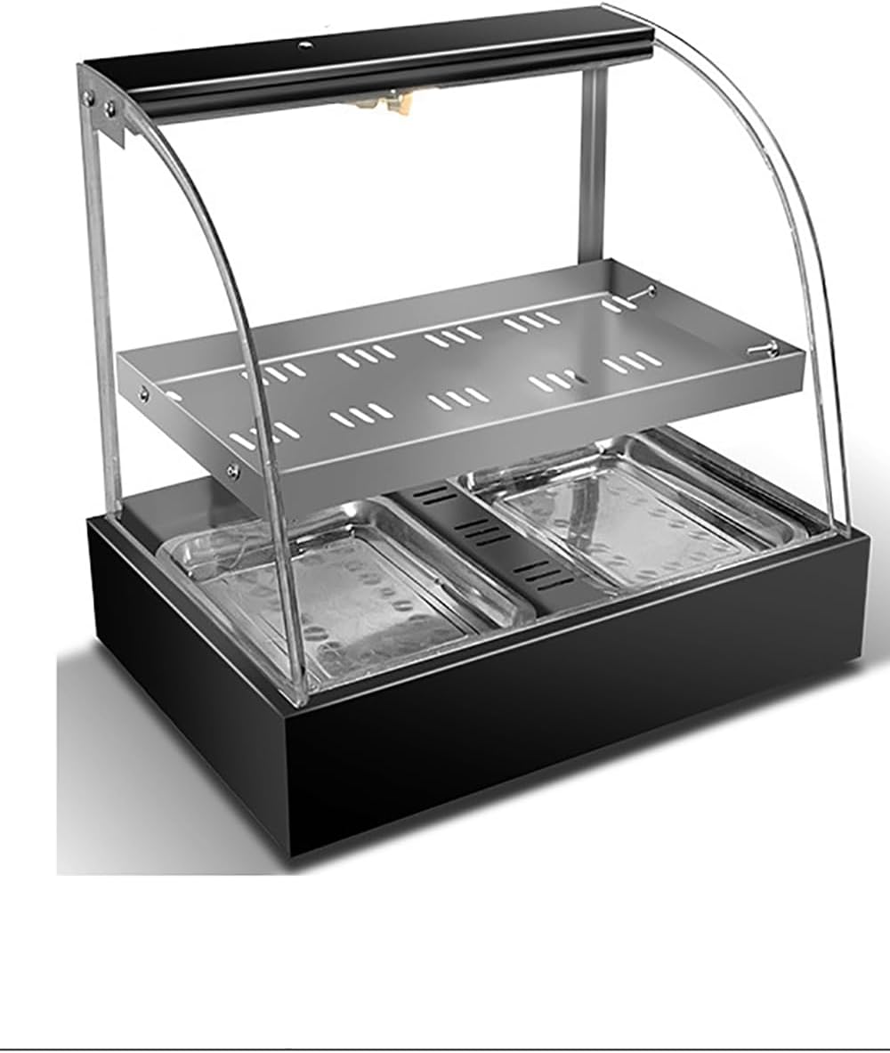 Amazon.com: 18" Commercial Food Warmer Display Pizza Warmer, 2-Tier ...