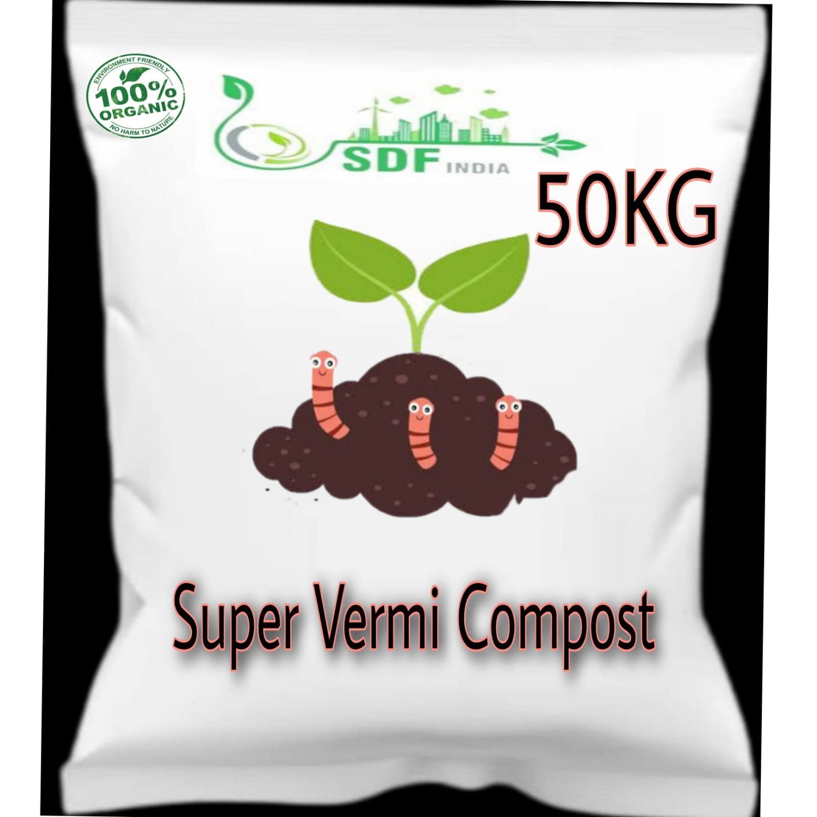 SDF India Super Vermicompost for All Kinds of Plants Complete Food for ...
