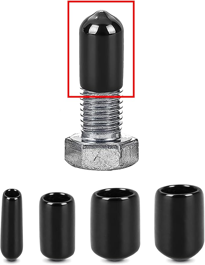 ZZLBZN Round Rubber End Caps - 40PCs Vinyl Flexible End Protectors ...