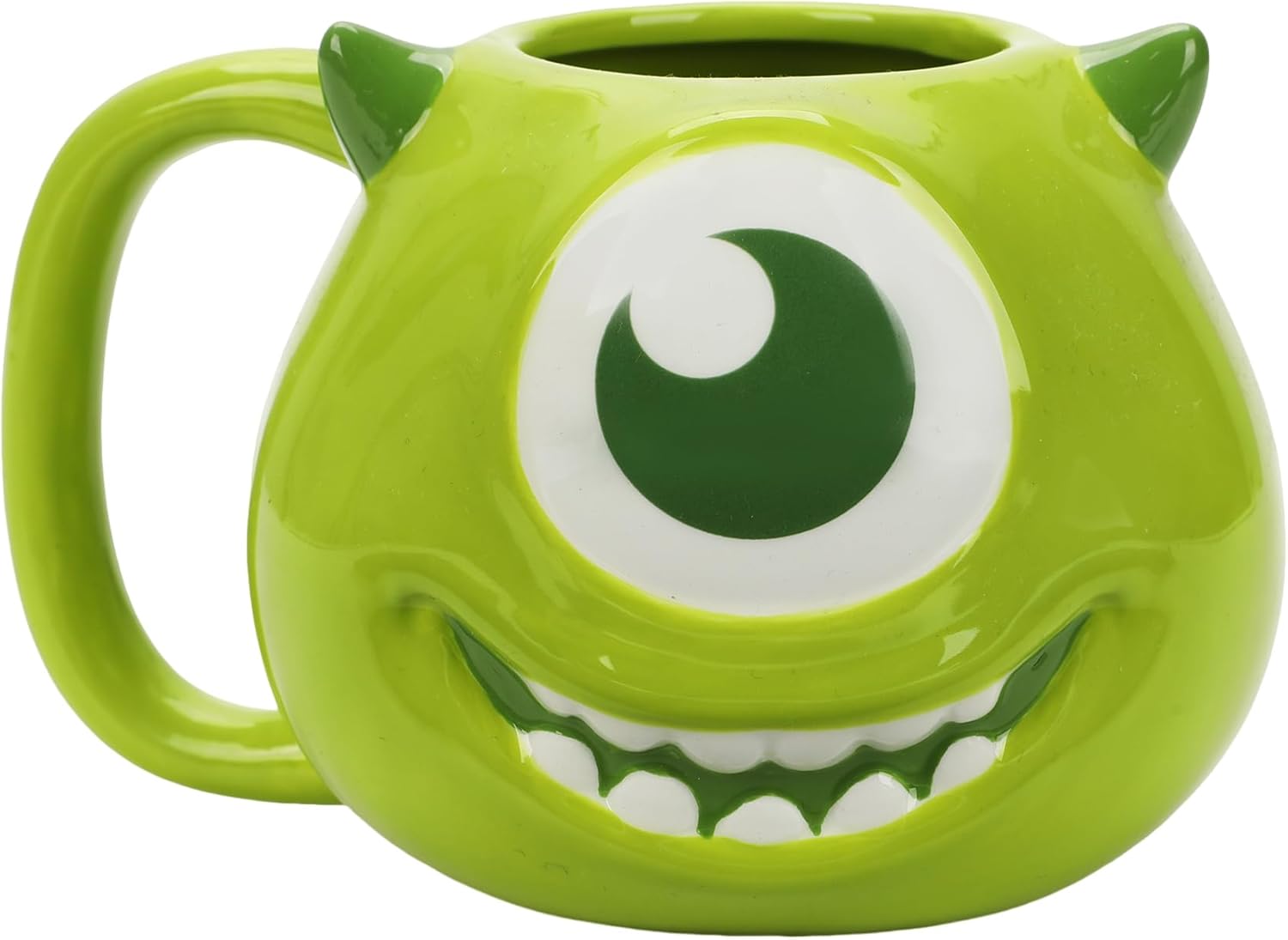Amazon.com | Bioworld Pixar Monsters Inc. Mike Wazowski 16 Oz Sculpted ...
