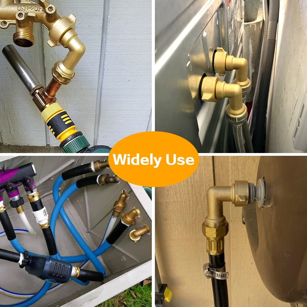 Snapklik.com : ANPTGHT 90 Degree Hose Elbow RV Water Hose Connectors ...