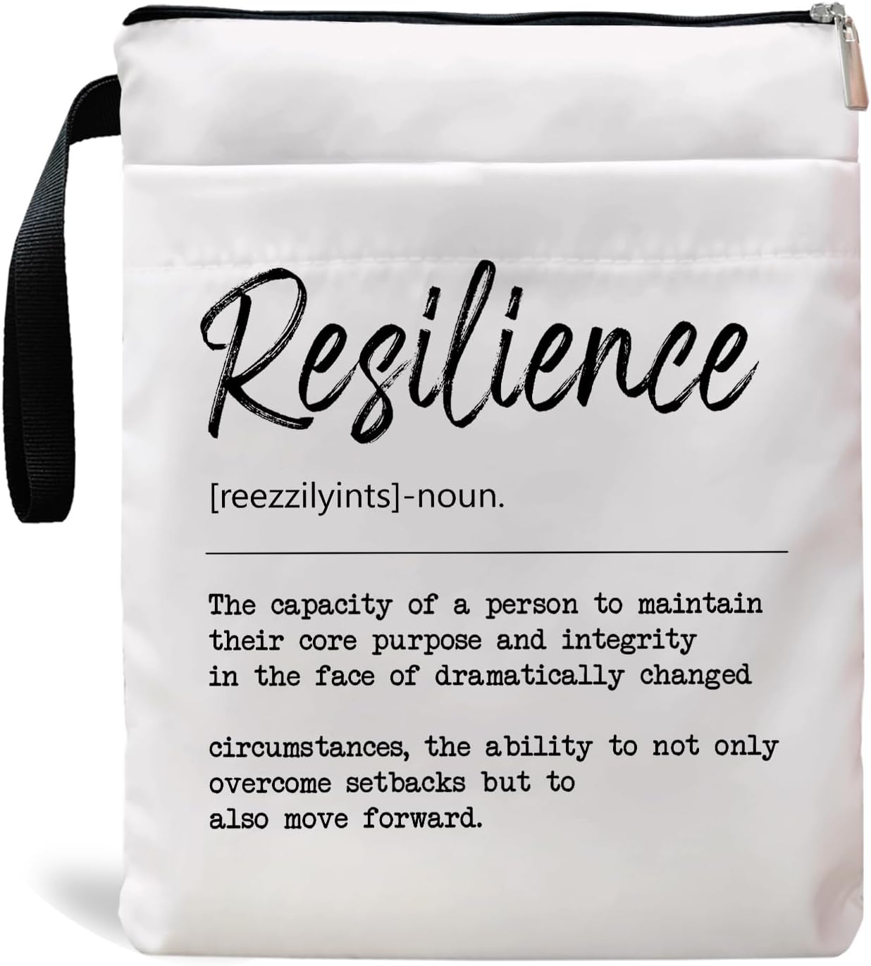 Amazon.com: Resilience Definition Book Sleeve, Book Covers with Zipper ...