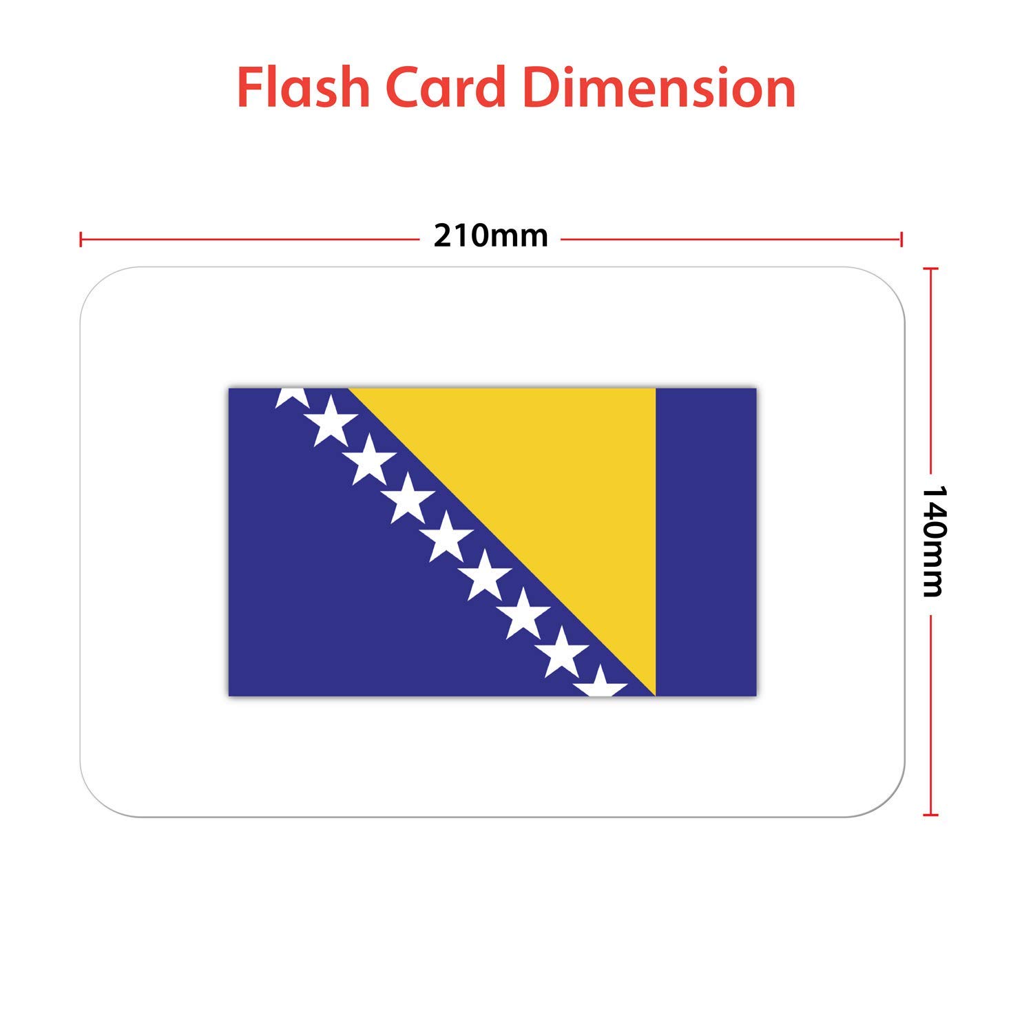 Krazy Educational World Countries Flags Flash Cards of 195 Countries ...