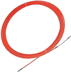 Amazon.com: MIBSH Trunking Solid Red Cable Fish Tape Puller, 4mm 10M ...