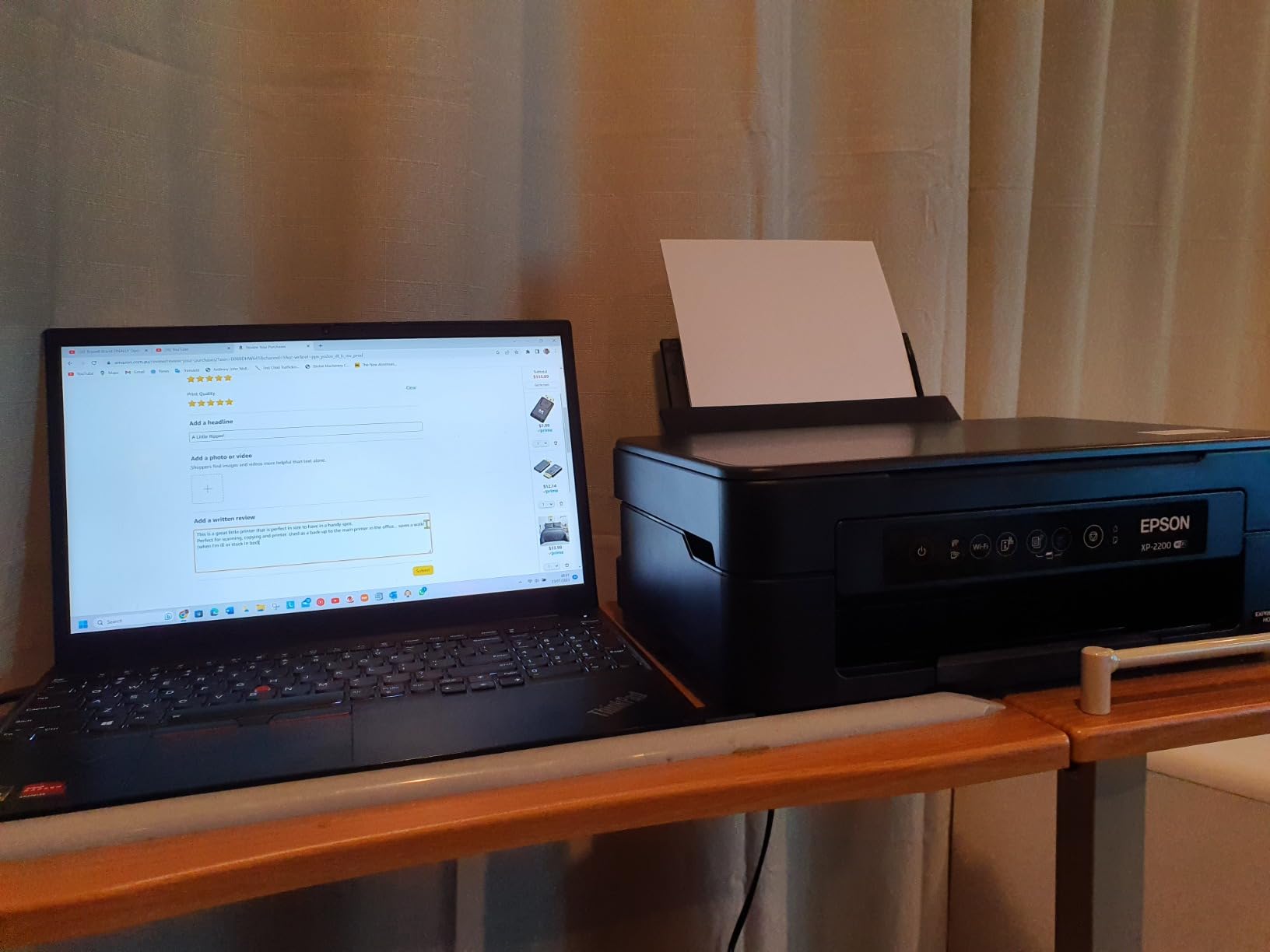 Epson Expression Home XP-2200 Multifunction Printer, Medium, Black ...