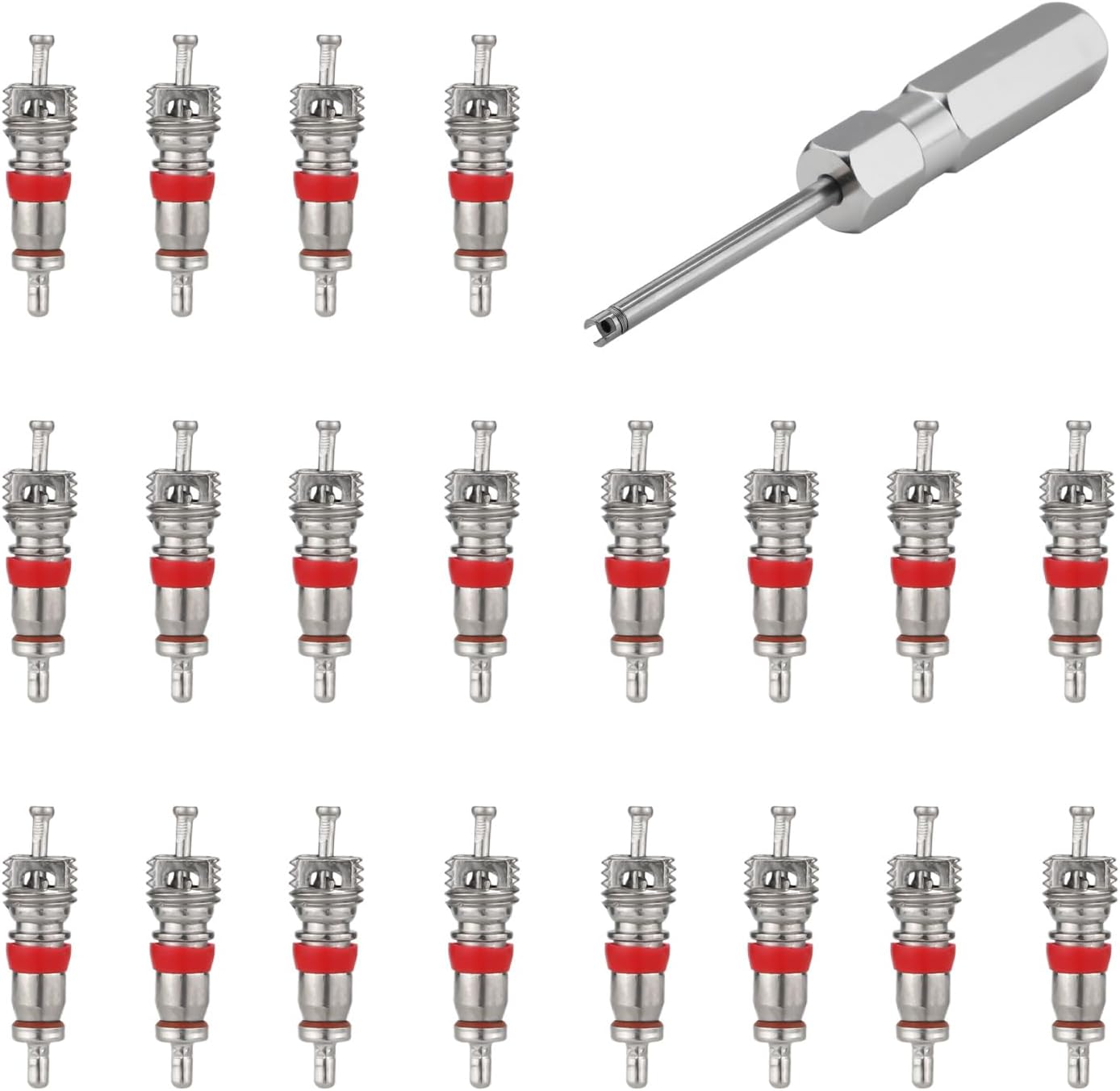 Tire Valve Stem Removal Tool, 4.33 Inch Stainless Steel Valve Core ...