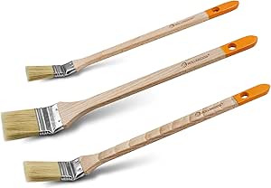 ROLLINGDOG Radiator Brush - 3PC Long Handle Paint Brush for Ceilings ...