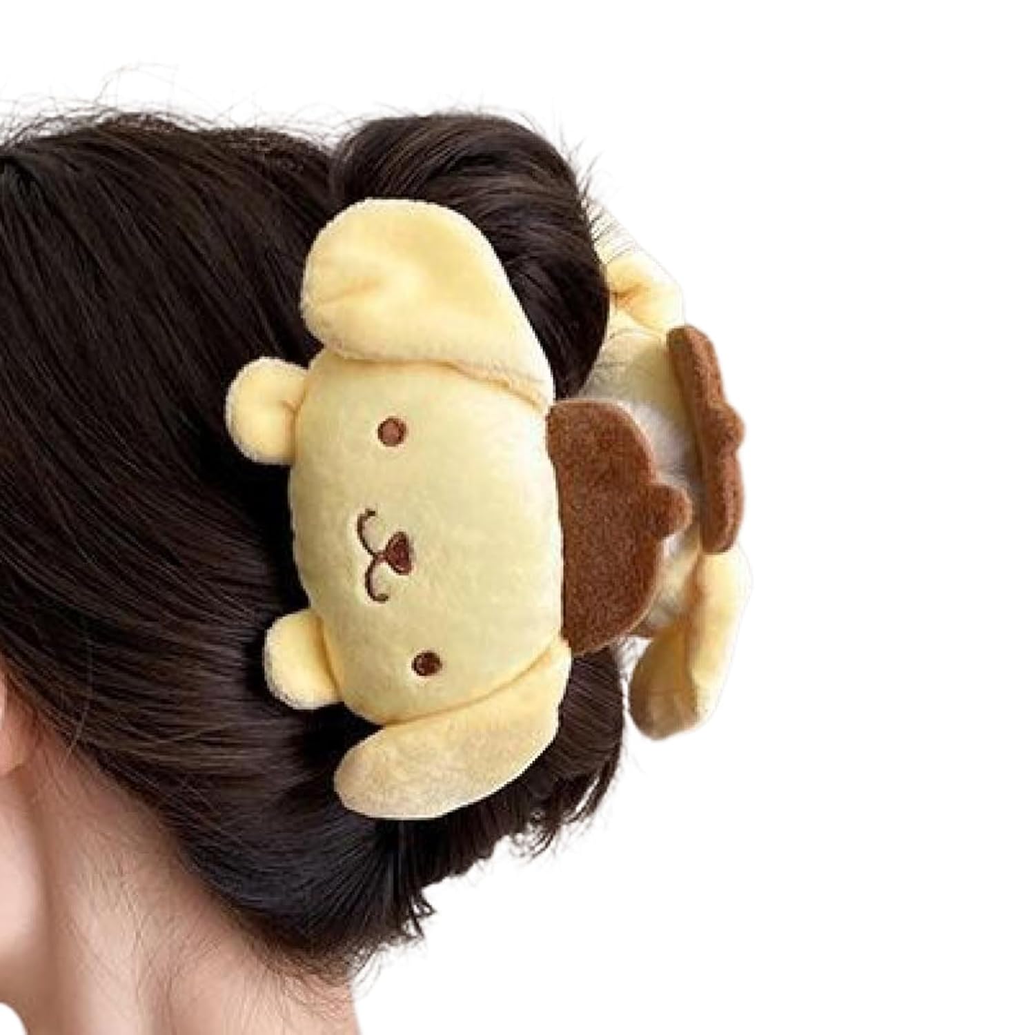 Amazon.com: Acylulu Hair Claw Cute Cartoon Plush Hair Clips for Women ...