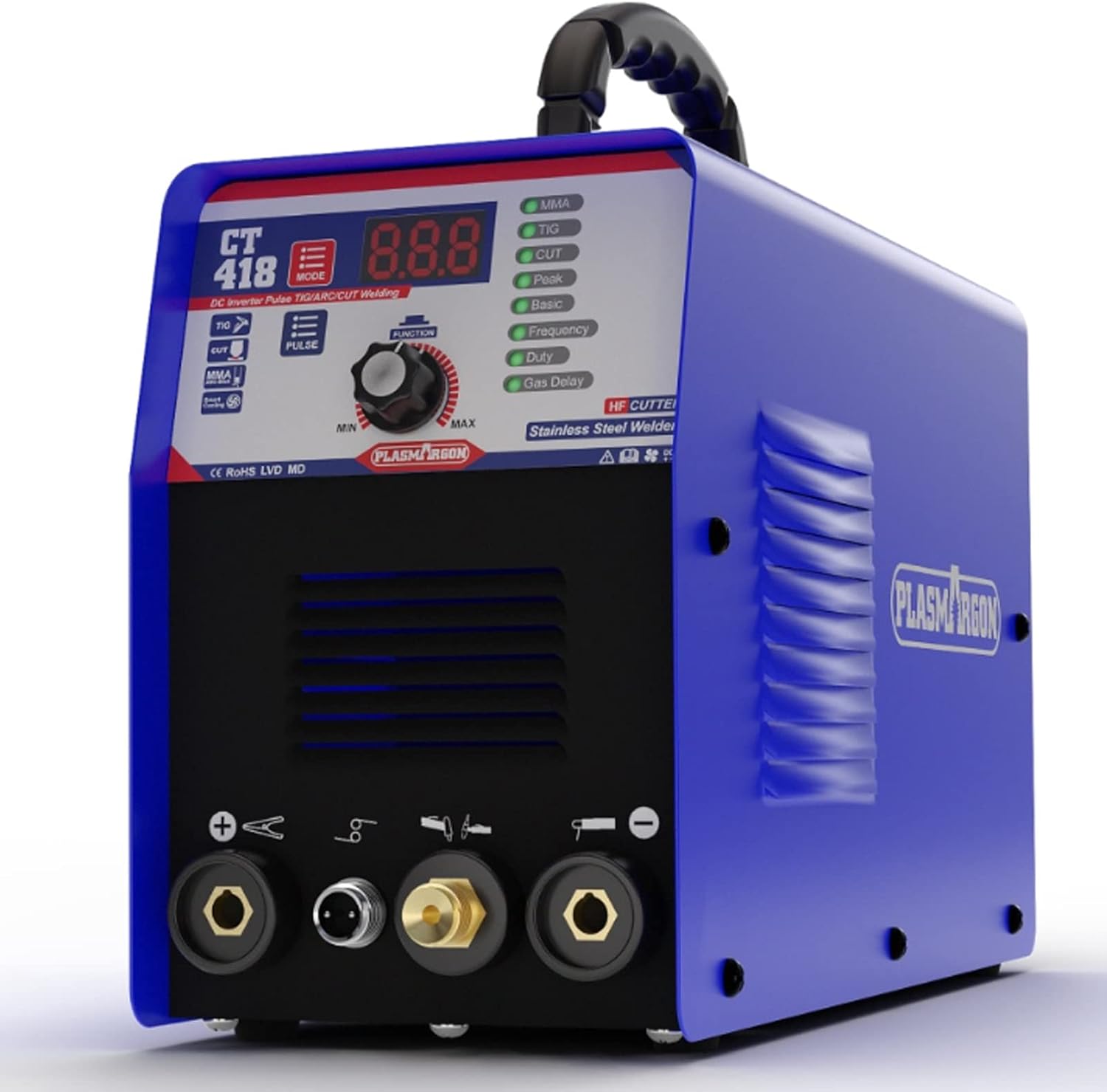 Plasma Cutter TIG Welder (Pulse) Stick Welder - CT418 3 in 1 Combo ...