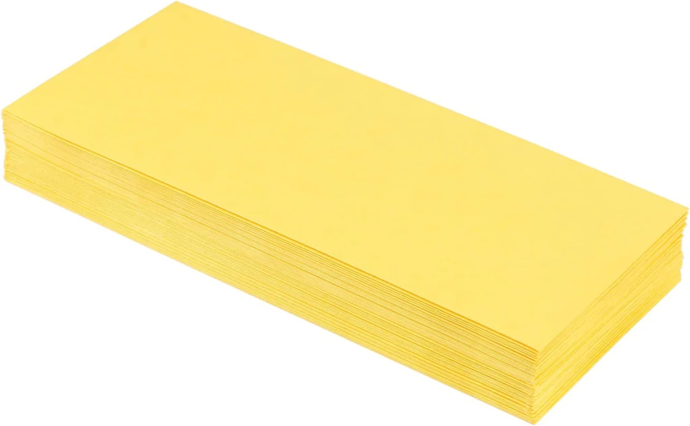 "Ykuwro Laminated Yellow Envelopes (11 x 5 inch) - Perfect for Courier ...