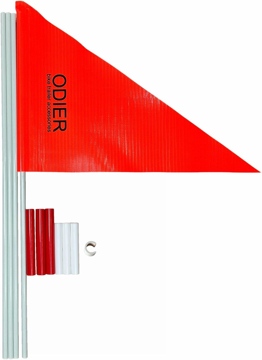 Amazon.com : Bike Trailer Safety Flag 34 Inch Length Adjustable Flag ...