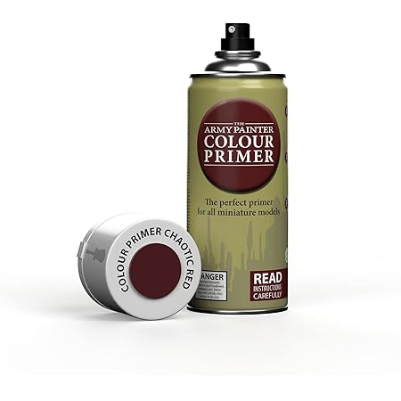 The Army Painter Color Primer Spray Paint, Matt Black, 400ml, 13.5oz ...