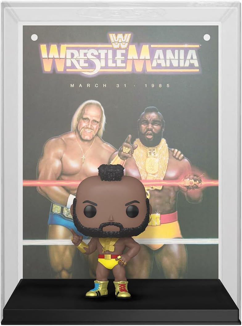 Funko WWE: Mr. T Wrestlemania Pop! Cover Vinyl Action Figure : Amazon ...