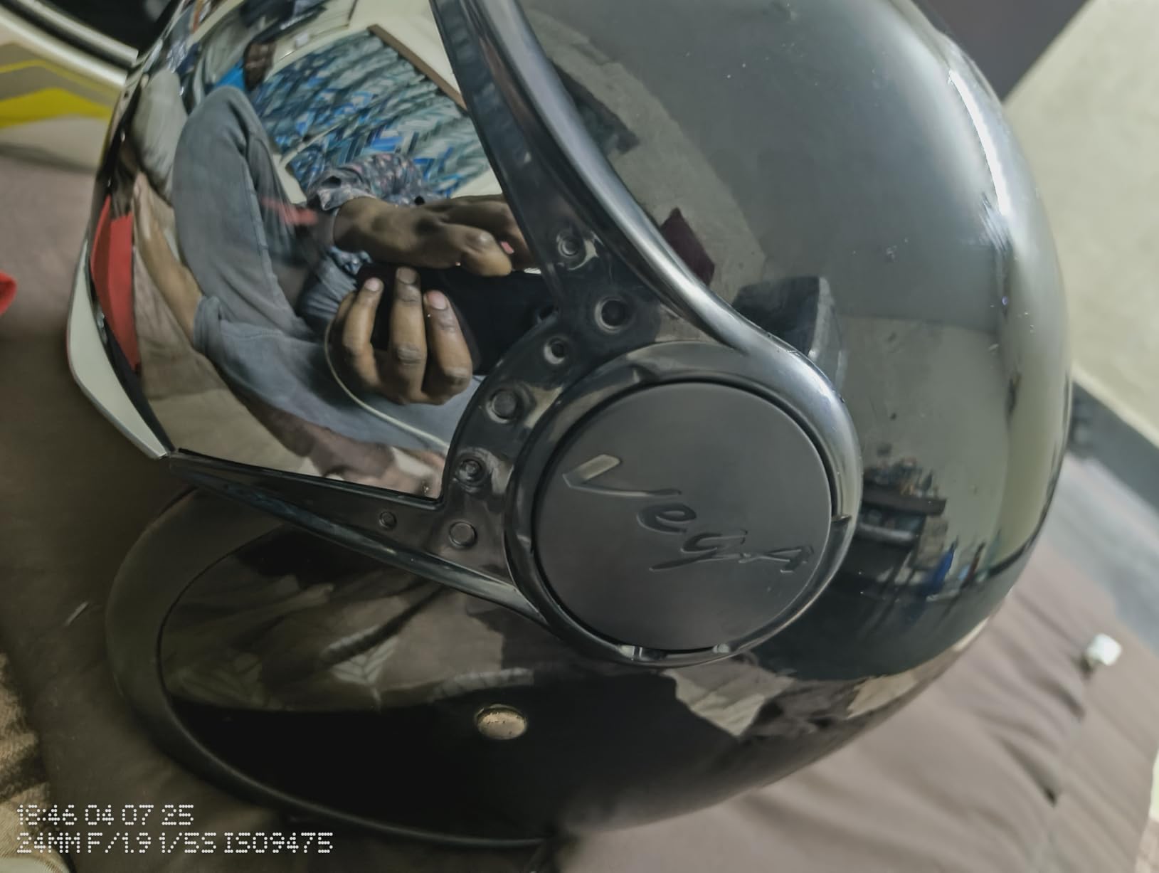 Vega Jet W/Visor Helmet Mercury Visor : Amazon.in: Car & Motorbike