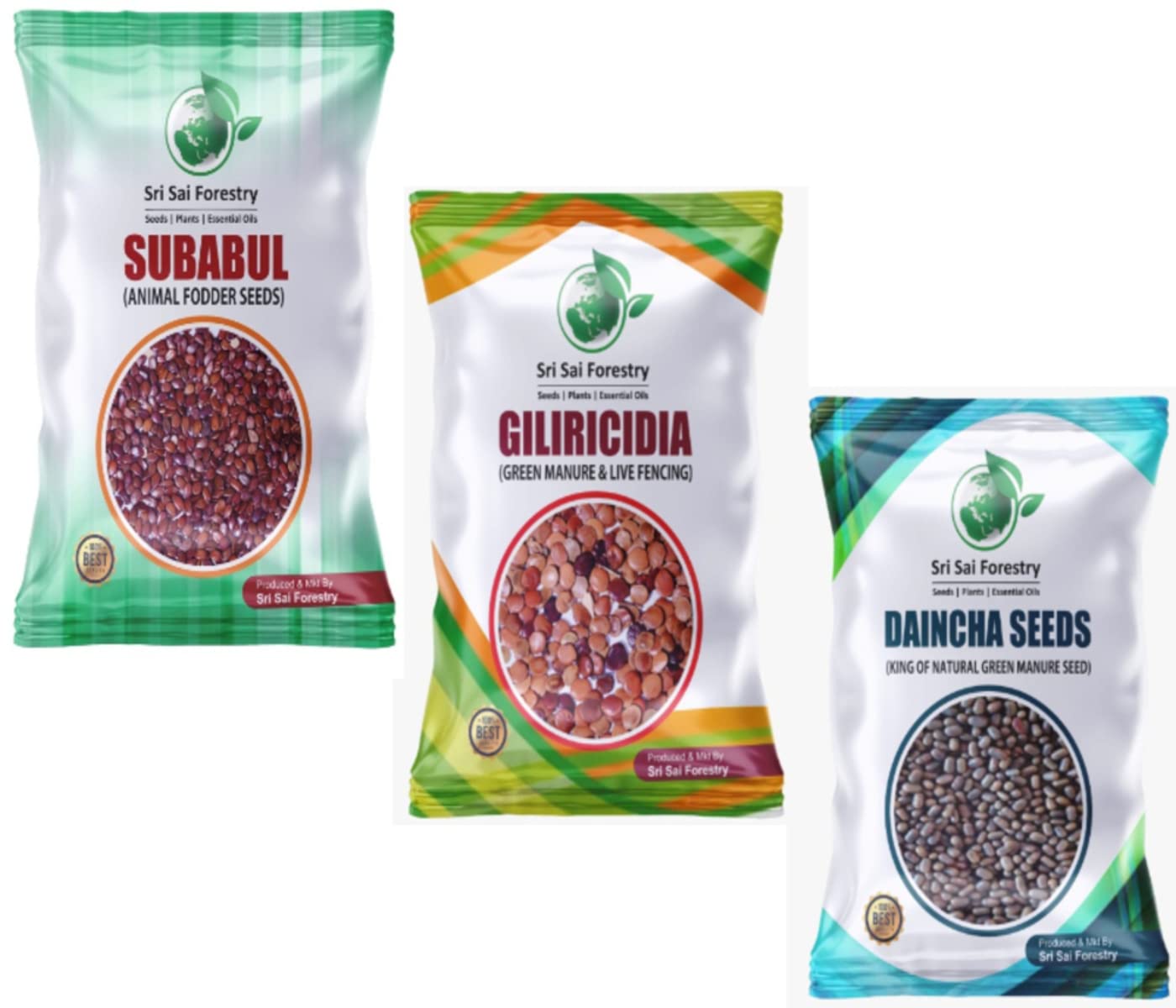 SRI SAI FORESTRY Green Manure Seeds Kit - Subabul Seeds | Gliricidia ...