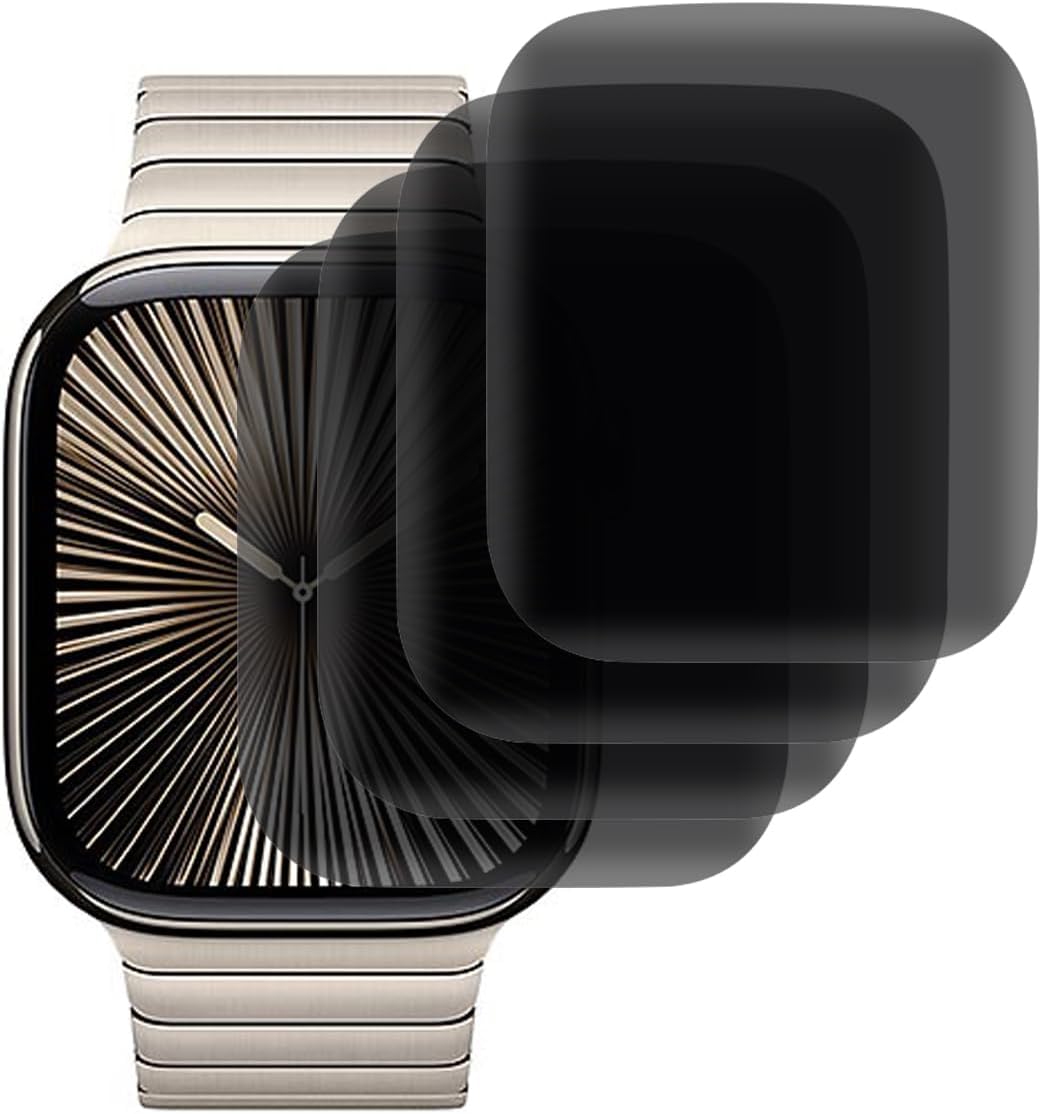 Amazon.com: GLBLAUCK [4-Packs] Privacy Screen Protector for Apple Watch ...