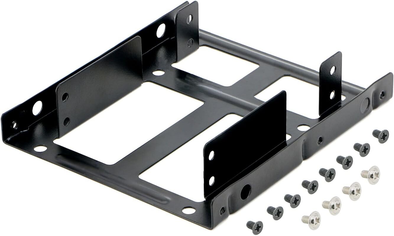 Amazon.com: Pasow 2.5" to 3.5" SSD HDD Hard Disk Drive Bays Holder ...