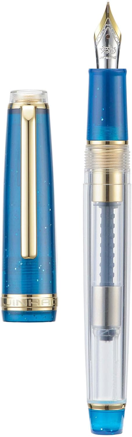 Amazon.com : Jinhao 82 Acrylic Fountain Pen, Iridium Medium Nib with ...
