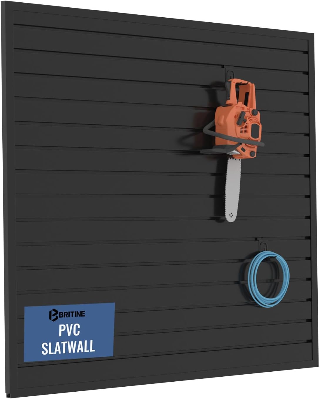 Amazon.com: BRITINE Slatwall Panel Garage Organizer PVC Slatwall Heavy ...
